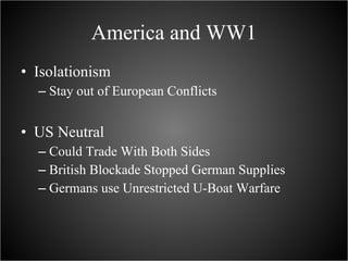 World War 1 | PPT | Death, Injury, or Military Conflict | Sensitive Topics