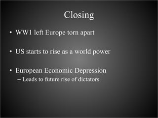 World War 1 | PPT