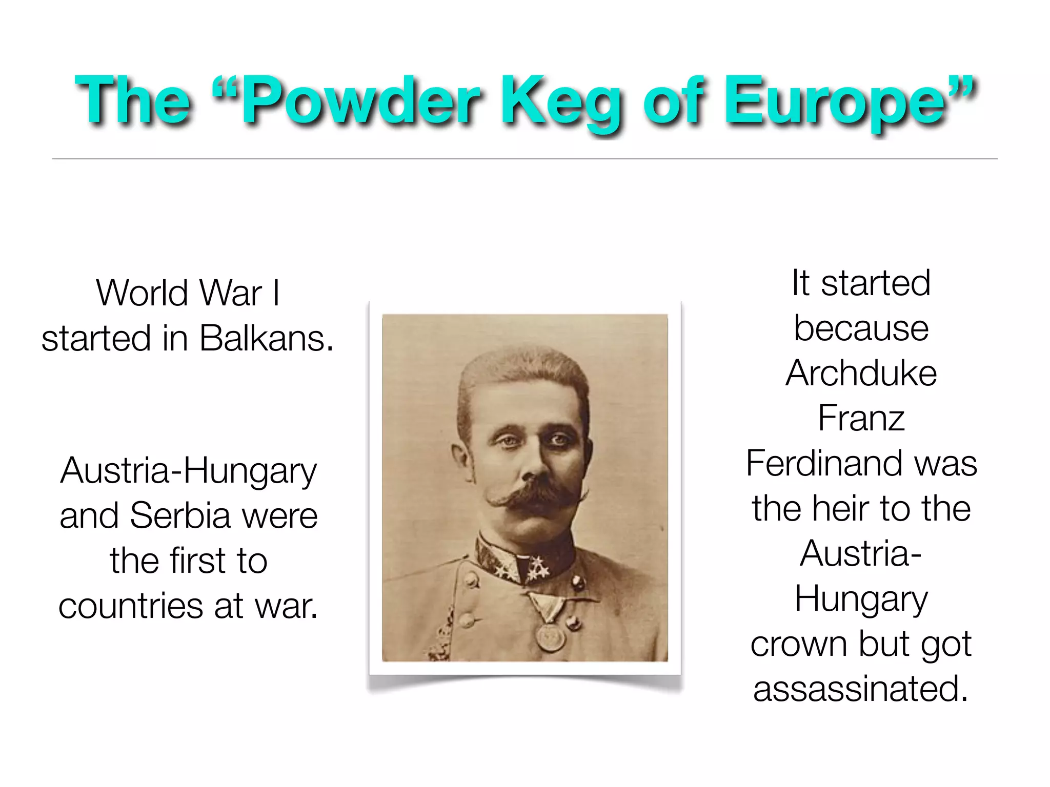 World War 1 Vocab | KEY