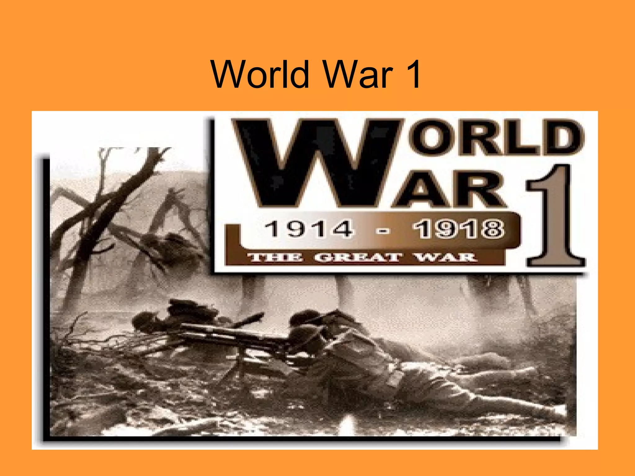 World war 1 | PPT