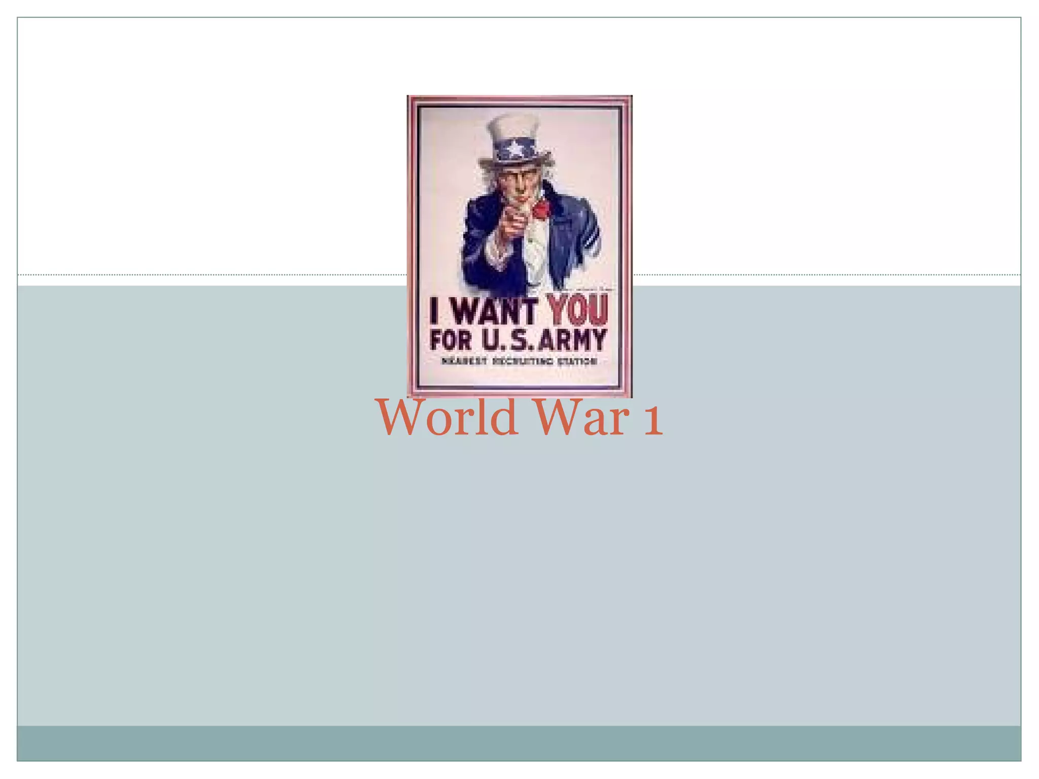 World war 1 | PPT
