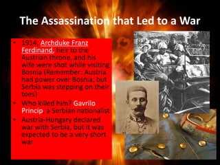World War 1 PowerPoint (US Perspective) | PPT