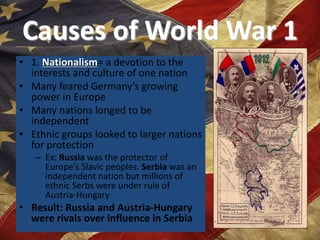 Nationalism In World War 1