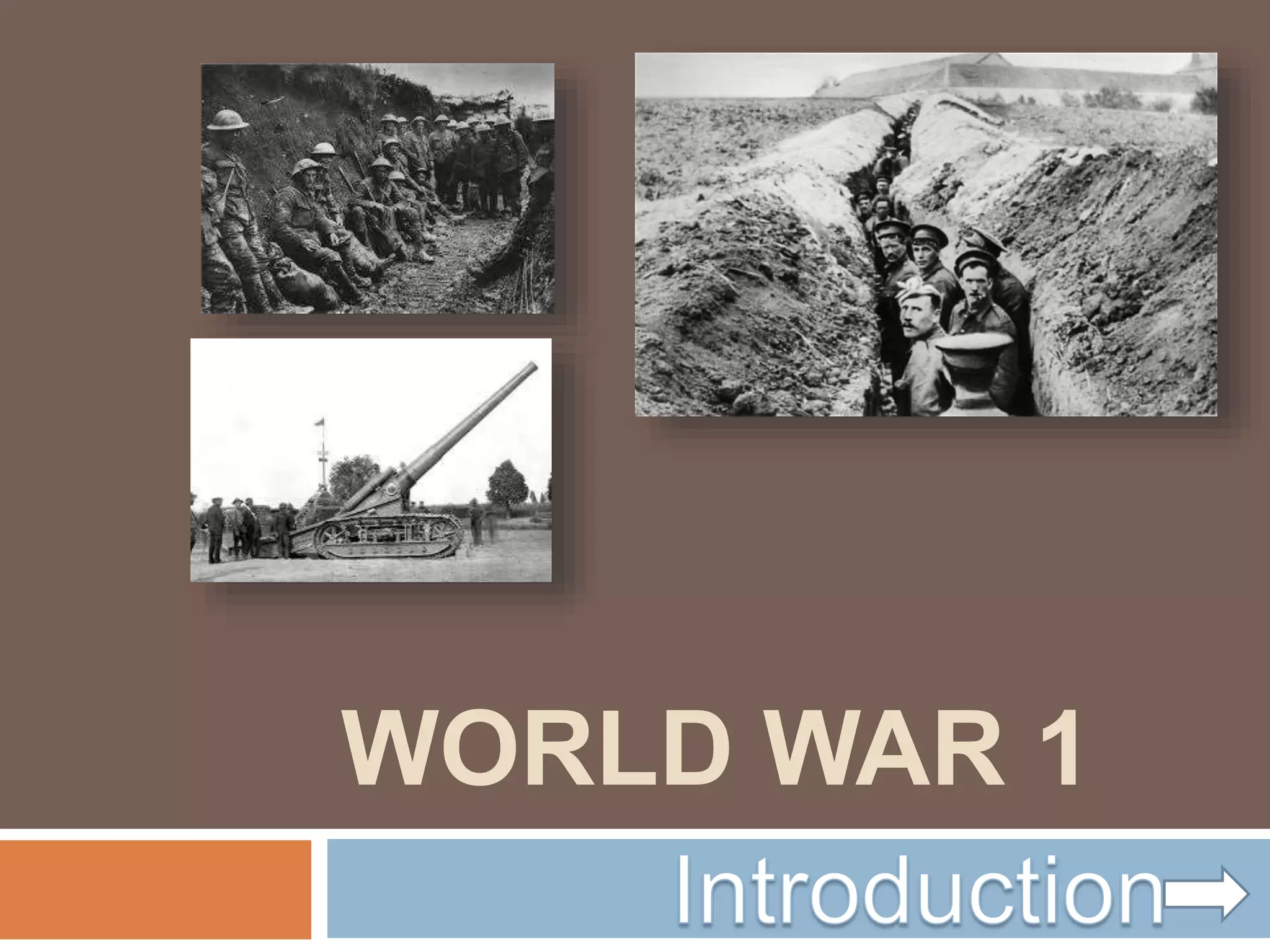 World war 1 for grade 7, 8 and 9 | PPTX