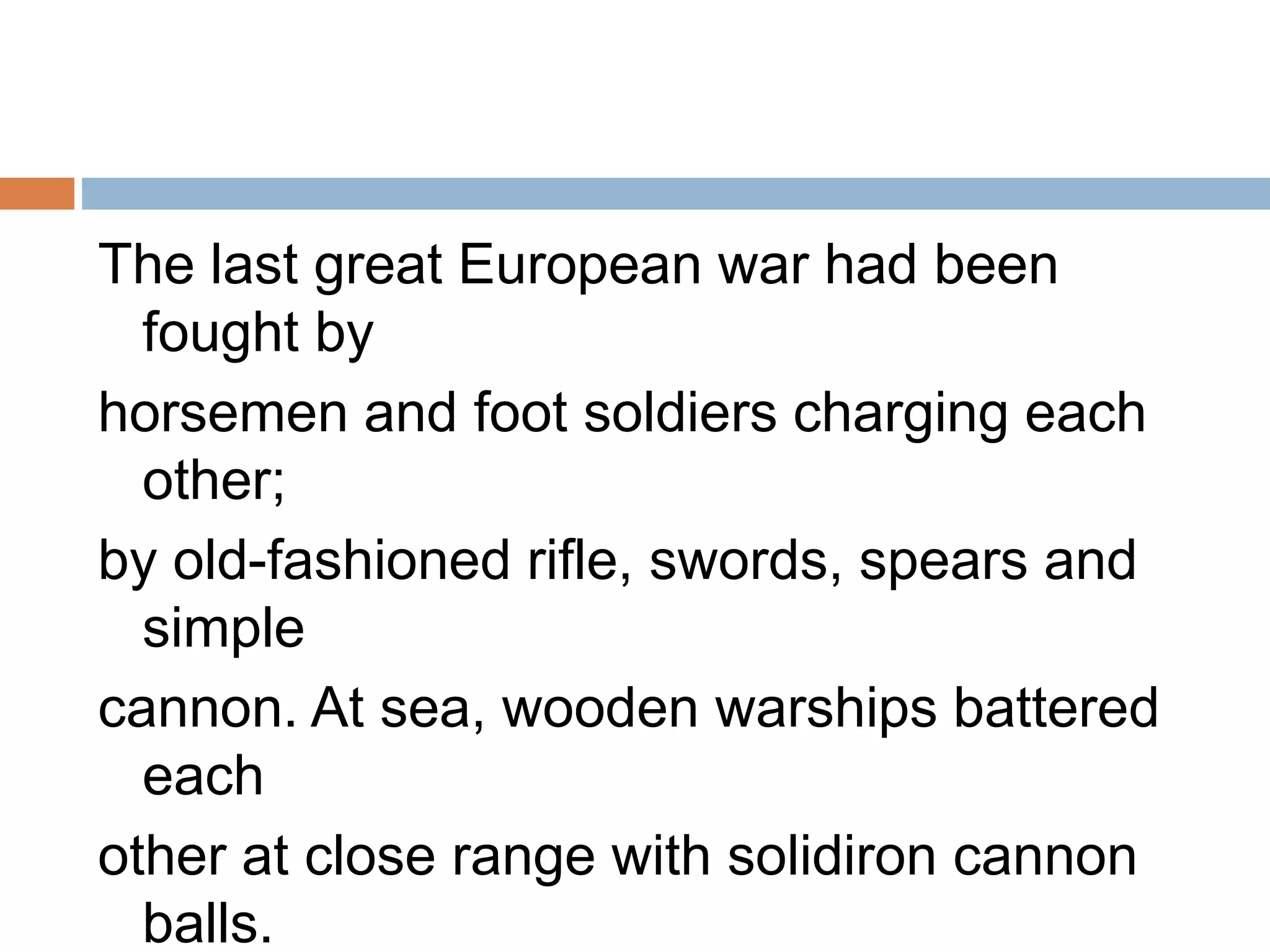 World war 1 for grade 7, 8 and 9 | PPTX