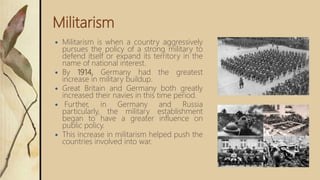 World war 1 | causes of world war | PPT