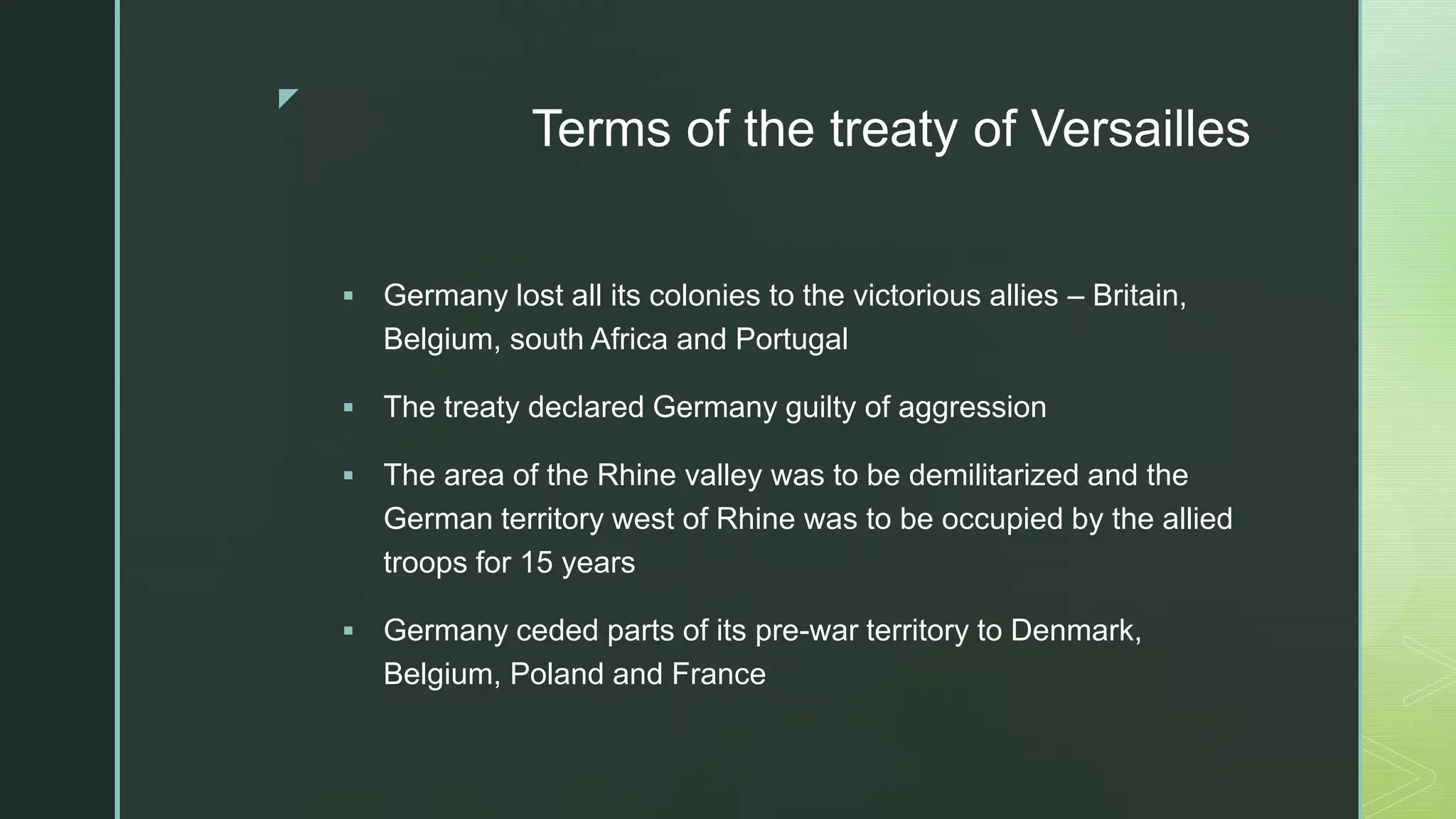 The First World War | PPTX