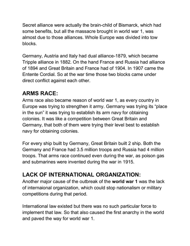 World War 1.pdf | Death, Injury, or Military Conflict | Sensitive Topics