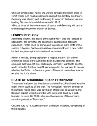 World War 1.pdf | Death, Injury, or Military Conflict | Sensitive Topics