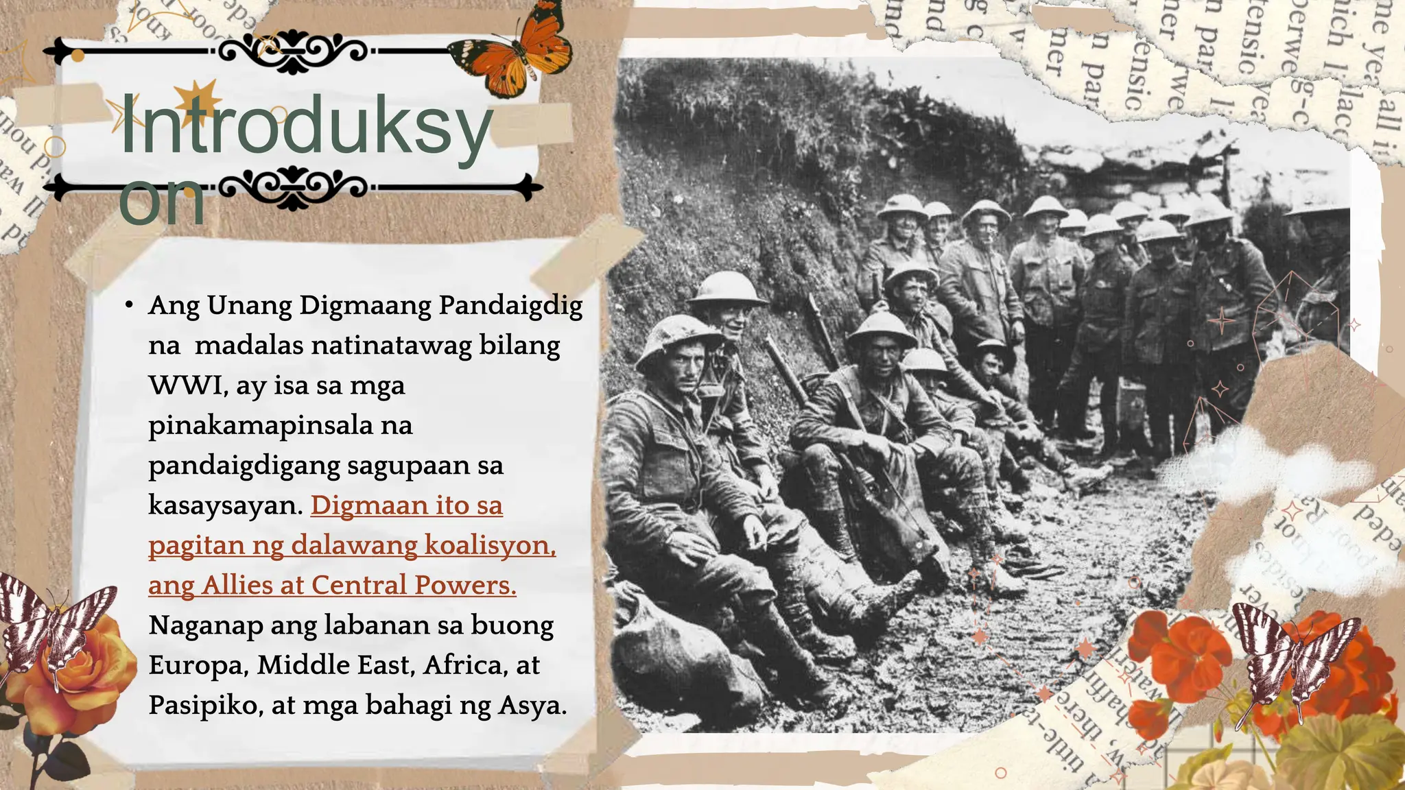 Unang Digmaang Pandaigdig at Mga dahilan | PPTX