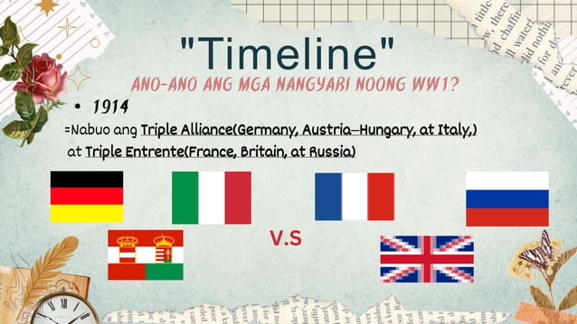 Unang Digmaang Pandaigdig at Mga dahilan | PPTX