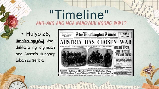 Unang Digmaang Pandaigdig at Mga dahilan | PPTX