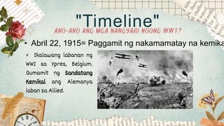 Unang Digmaang Pandaigdig at Mga dahilan | PPTX