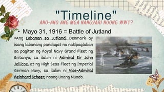 Unang Digmaang Pandaigdig at Mga dahilan | PPTX