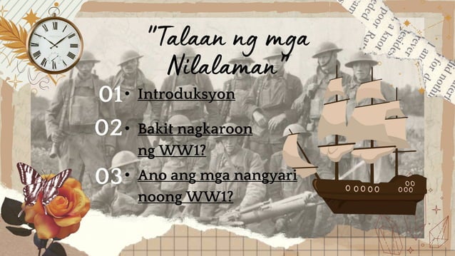 Unang Digmaang Pandaigdig at Mga dahilan | PPTX