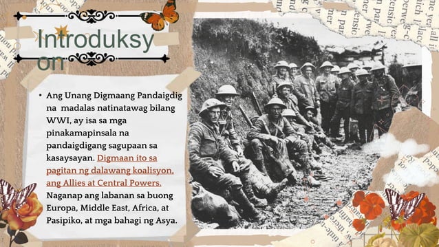 Unang Digmaang Pandaigdig at Mga dahilan | PPTX