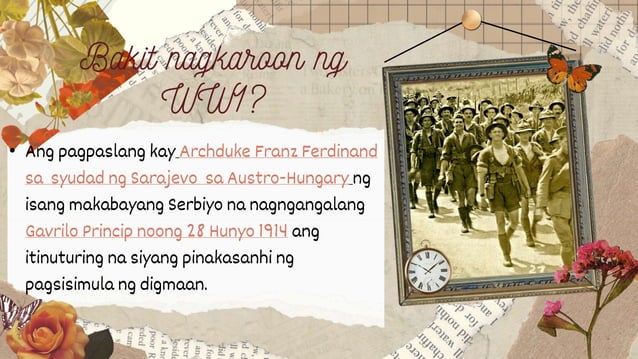 Unang Digmaang Pandaigdig at Mga dahilan | PPTX