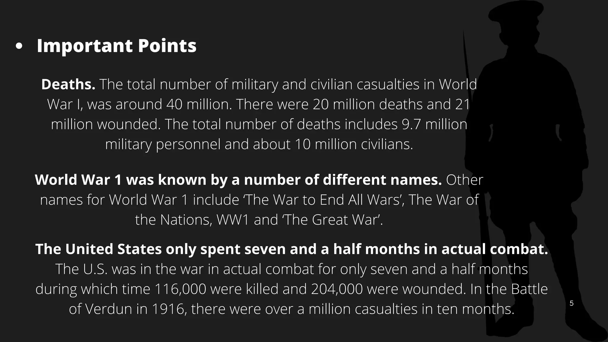 A presentation about World War 1 detailed | PDF