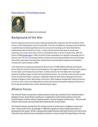 A detailed analysis on World War I & II | DOC