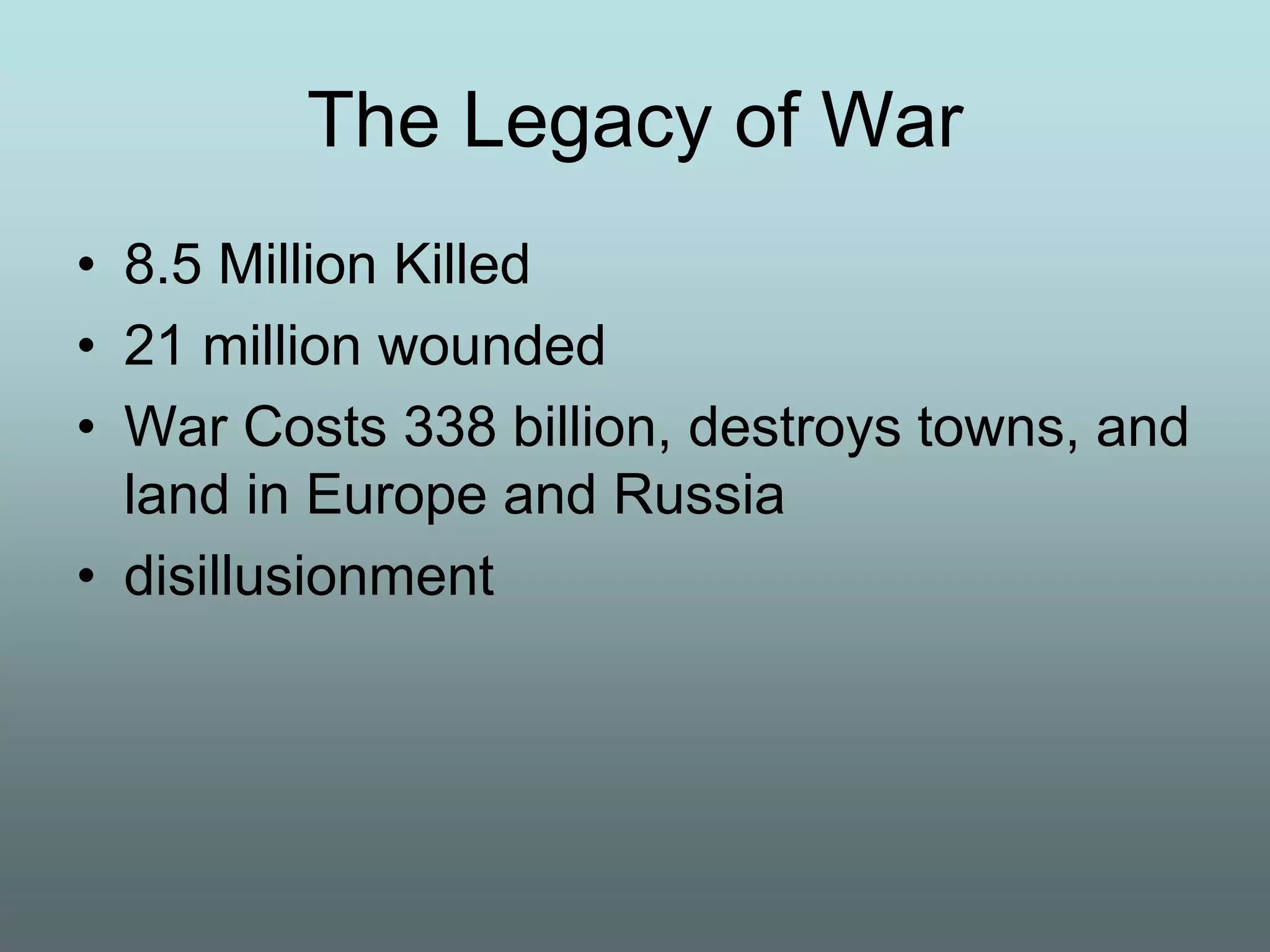 World War 1 | PPT
