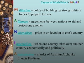 World War 1 | PPT