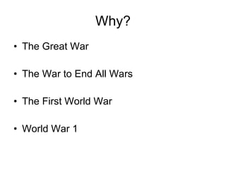 World war 1 test review | PPT