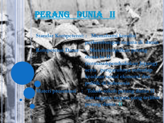 TUGAS PRESENTASI PERANG DUNIA | PPT