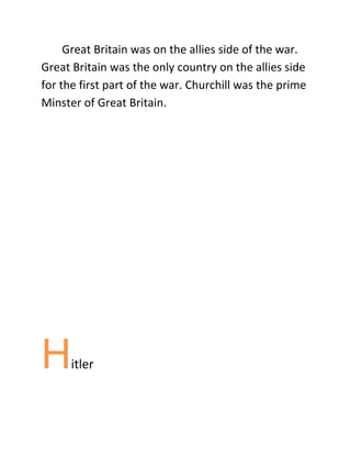 World war 2 ABC Book | DOCX