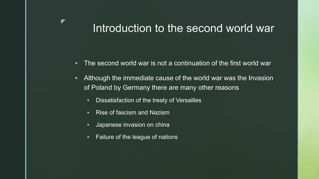 The Second World War | PPTX