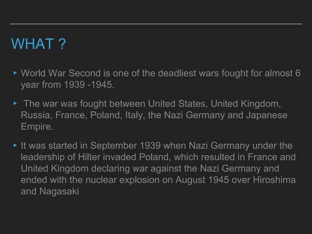 Results of World War 2: What, why, effects and consequences? | PPTX