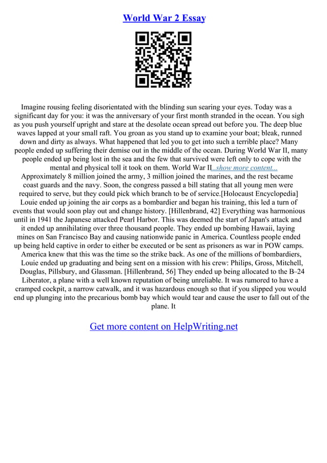 World War 2 Essay | PDF