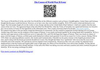 World War 2 Essay | PDF