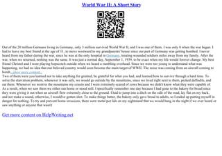 World War 2 Essay | PDF