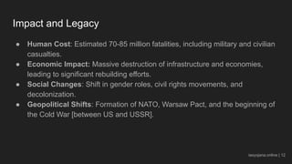 World War 2 PPT - Complete Details of Second World War | PPT