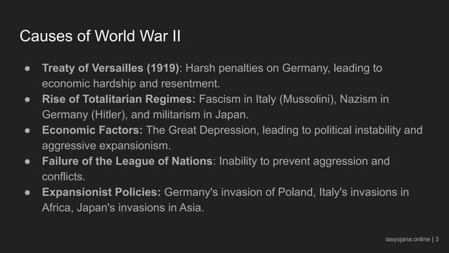 World War 2 PPT - Complete Details of Second World War | PPT