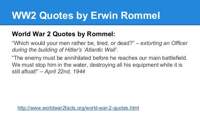Quotes from World War II