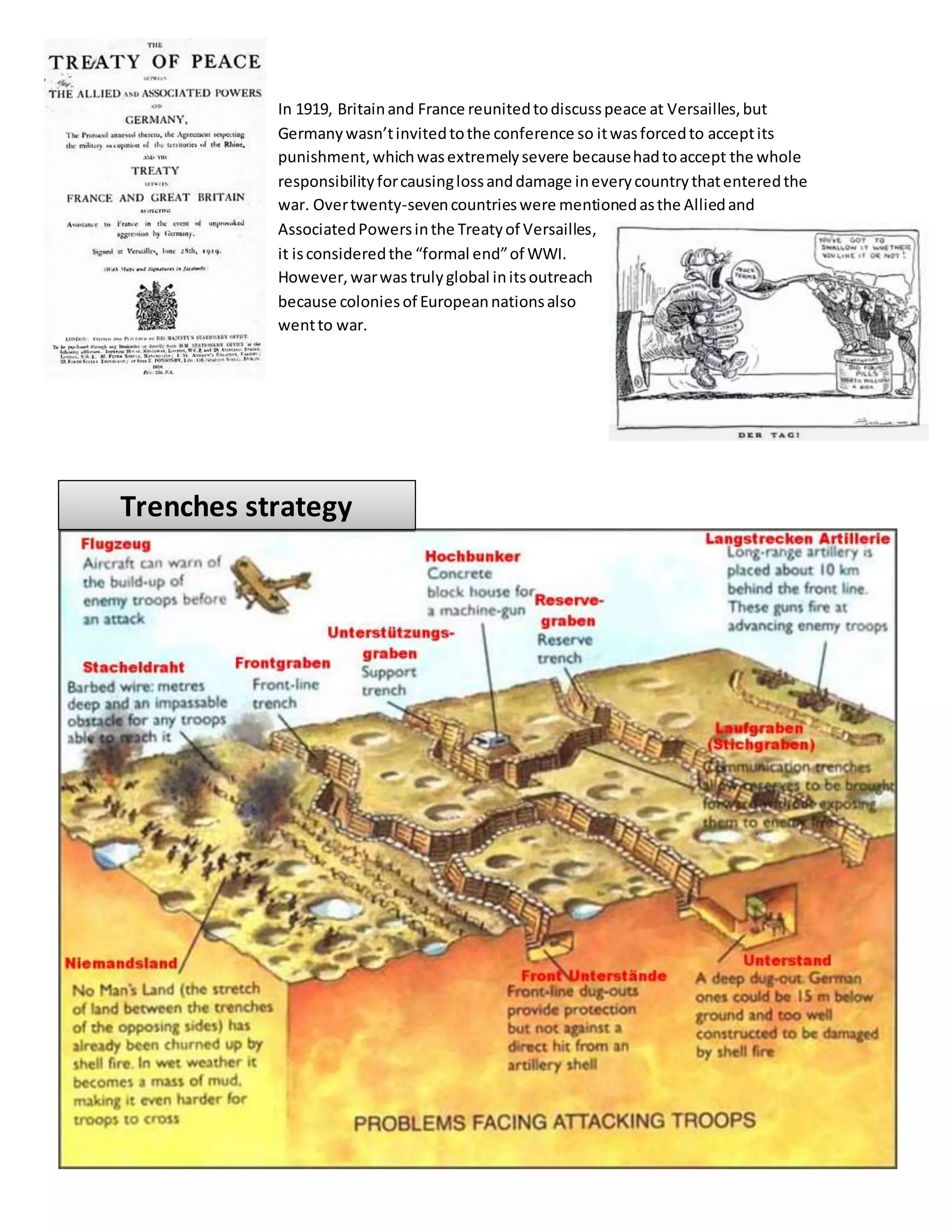 Written Project about World War I | DOCX