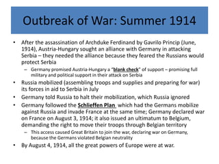 World War I | PPT