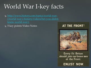 World war i | PPT