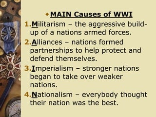 World War 1 | PPTX