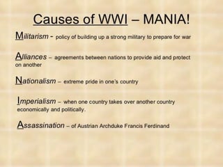 World War 1 | PPT