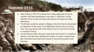 Trenches, weapons and strategies in world war 1 | PPT