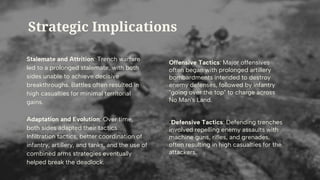 Trenches, weapons and strategies in world war 1 | PDF