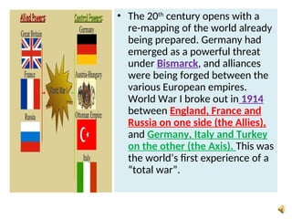 World War I.ppttalking about the reasons of the ww1 | PPT