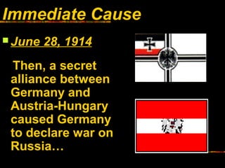 World War I Causes | PPT