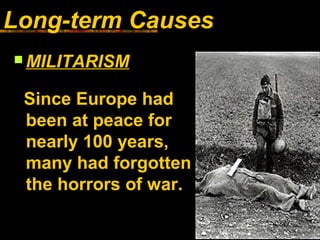 World War I Causes | PPT