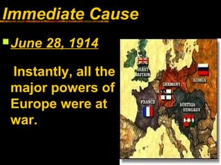 Causes Of Ww1 Germany