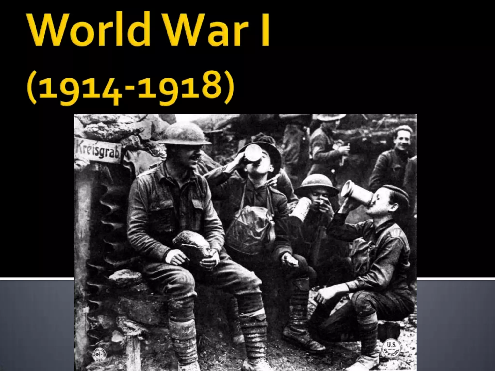 World War I - part 1 | PPT