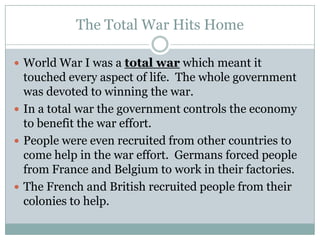 World war i_-_the_total_war_experience[1] | PPTX