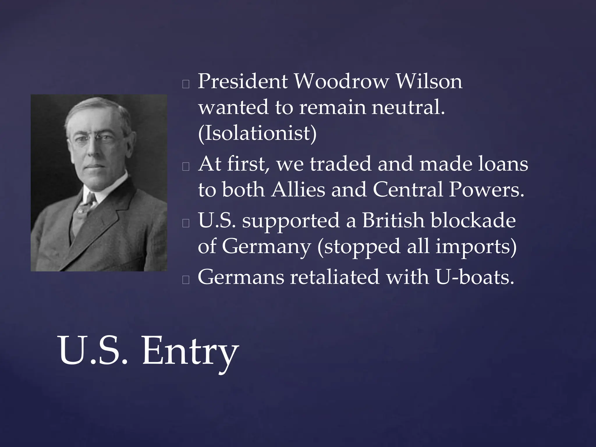 World War I - Resumen en inglés de la Primera Guerra Mundial | PPTX